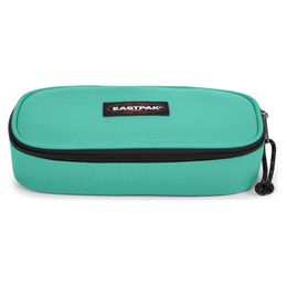 Schreibger&auml;teetui Eastpak "OVAL SINGLE", Kinder, aquamarine, Polyester, Schreibger&auml;teetuis, Schulm&auml;ppchen, Federm&auml;ppchen im praktischen Design und Logo-Patch