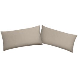 Kissenbezug OTTO HOME "Desner 100% Microfaser, extra weich, allergikerfreundlich", beige, B:40cm L:80cm, Microfaser, Obermaterial: 100% Polyester, Kissenbez&uuml;ge, Kissenbezug, uni Kissenh&uuml;lle, Premium Qualit&auml;t, schnell trocknend, pflegeleicht