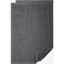w&auml;schepur Handtuch W&Auml;SCHEPUR Gr. 1, anthrazit, B:50cm L:100cm, Walkfrottee, 100% Baumwolle, Handt&uuml;cher