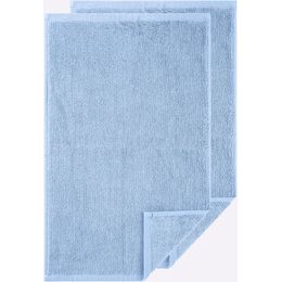 w&auml;schepur Handtuch W&Auml;SCHEPUR Gr. 1, eisblau, B:50cm L:100cm, 100% Baumwolle, Handt&uuml;cher