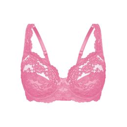 Sassa Mode B&uuml;gel-BH SASSA "B&uuml;gel BH CLASSIC LACE", Damen, Gr. 100, Cup B, grau (dusty grau), Spitze, Obermaterial: 90% Polyamid PA. 10% Elasthan EL., BHs B&uuml;gel-BH