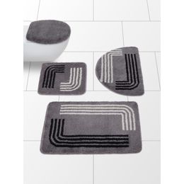 Badematte Hagemann Gr. 6, grau, (50cm x 80cm ), 1 Stk., Badematten, Badematte