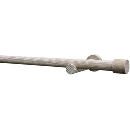 Sch&ouml;ner Wohnen Kollektion Gardinenstange "Set Mira 1-Lauf &Atilde;&tilde; 25 mm", beige (natur), B:160cm &Oslash;:25mm, Holzwerkstoff, SCH&Ouml;NER WOHNEN-KOLLEKTION, Gardinenstangen, mit Bohren, verschraubt, Wandmontage Gardinenstangen Set Mira &Atilde;&tilde; 25 mm