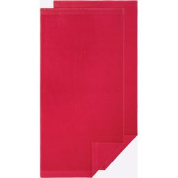 w&auml;schepur Handtuch W&Auml;SCHEPUR Gr. 1, rot, B:50cm L:100cm, 100% Baumwolle, Handt&uuml;cher
