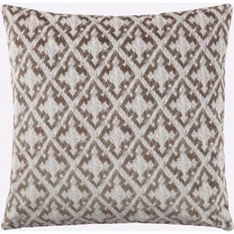 Kissenh&uuml;lle Gr. 1, bunt (schoko, gemustert), B:38cm L:38cm, Kunstfaser, 60% Polyester, 40% Baumwolle, Kissenbez&uuml;ge, Kissenh&uuml;lle