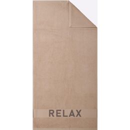 w&auml;schepur Handtuch W&Auml;SCHEPUR Gr. 1, beige, B:50cm L:100cm, Walkfrottee, 100% Baumwolle, Handt&uuml;cher