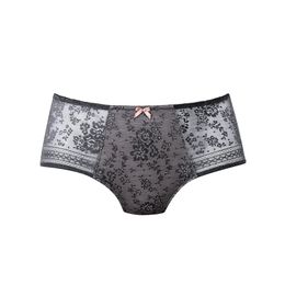 Taillenslip Anita "Taillenslip Fleur", Damen, Gr. 36, grau (anthrazit), Obermaterial: 80% Polyamid PA. 20% Elasthan EL., Unterhosen Taillenslip