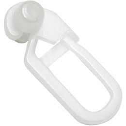 Sch&ouml;ner Wohnen Kollektion Gardinenring "Rollringe Mona", wei&szlig;, 20 Stk., Kunststoff, SCH&Ouml;NER WOHNEN-KOLLEKTION, Gardinenbefestigungen, Serie Gardinenstangen Set Mona &Atilde;&tilde; 19/22 mm