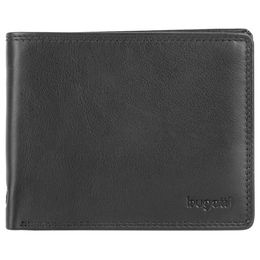 Geldb&ouml;rse Bugatti "SIMBIOSI", Damen, schwarz, Leder, beschichtet, leicht gl&auml;nzend, Kleinlederwaren, echt Leder