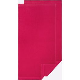 w&auml;schepur Handtuch W&Auml;SCHEPUR Gr. 1, pink, B:50cm L:100cm, 100% Baumwolle, Handt&uuml;cher