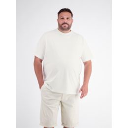 T-Shirt Lerros "T-Shirt in Cool & Dry Qualit&auml;t, gro&szlig;e Gr&ouml;&szlig;en", Jungen, Gr. 4XL, broken wei&szlig;, 75% Baumwolle, 25% Polyester, Rundhals, Shirts T-Shirt