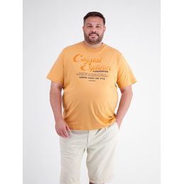 T-Shirt Lerros "T-Shirt aus 100 % Baumwolle, gro&szlig;e Gr&ouml;&szlig;en", Jungen, Gr. 4XL, dull peach, 100% Baumwolle, Rundhals, Shirts T-Shirt