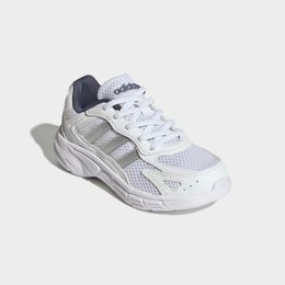 Sneaker adidas Sportswear "ECLYPTIX 2000 EL C", M&auml;dchen, Gr. 32, cloud wei&szlig;, silber metallic, shadow navy, Synthetik, Textil, Schuhe Sneaker, inspiriert vom Design des adistar control, f&uuml;r Kinder & Jugendliche