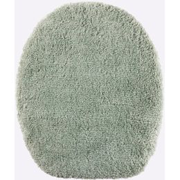 Badematte Hagemann Gr. 8, bunt (eucalyptus, beige), WC-Deckelbezug (47cm x 50cm), 1 Stk., Badematten, Badematte