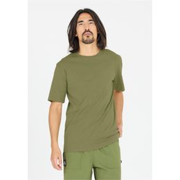 Funktionsshirt WHISTLER "Caloot", Jungen, Gr. 4XL, gr&uuml;n (gr&uuml;n, olivgr&uuml;n), 100% Baumwolle, bedruckt, normal, Rundhals, Shirts Funktionsshirt, aus weicher Baumwolle