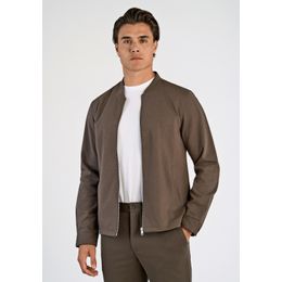 Outdoorhemd LINDBERGH "Hemdjacke Slim Fit", Herren, Gr. L, Normalgr&ouml;&szlig;en, gr&uuml;n (dk army), Obermaterial: 75% Polyester, 22% Viskose, 3% Elasthan. Futter: 95% Polyester, 5% Elasthan, Hemden
