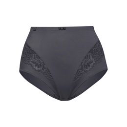 Miederslip SuSa "Miederslip London", Damen, Gr. 40, grau (onyx), Stoff, Obermaterial: 75% Polyamid PA. 25% Elasthan EL., Unterhosen