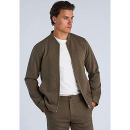 Outdoorhemd LINDBERGH "Hemdjacke Slim Fit", Herren, Gr. L, Normalgr&ouml;&szlig;en, dk stone mix, Obermaterial: 75% Polyester, 22% Viskose, 3% Elasthan. Futter: 95% Polyester, 5% Elasthan, Hemden