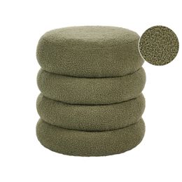 Beliani POUF Gr&uuml;n Sumpter