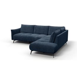 ECKSOFA AERA 5-Sitzer rechts, dunkelblau