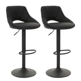 MCW BARHOCKER Schwarz 2er-Set