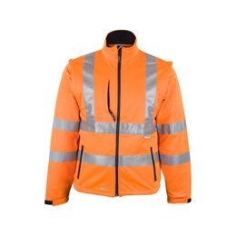 Warnschutz-Softshelljacke Gr.M orange PREVENT ; Asatex (8060O/M)