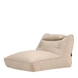 Icon Sitzsack, Beige, Textil, 310 L, 1-Sitzer, F&uuml;llung: EPS Mikroperlen, Rechteckig, 84x68x108 cm, Hergestellt in Deutschland, Oeko-Tex&reg; Standard 100, Gartenm&ouml;bel, Outdoor-Sitzs&auml;cke