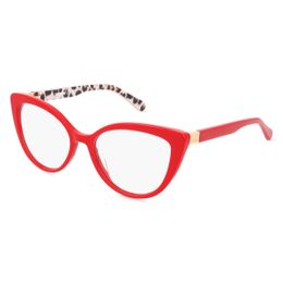 Love Moschino Moschino MOL500 Brille Damen | Fassung: Vollrand, Cat Eye, Rot
