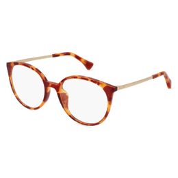 Ralph Lauren Ralph RA7145U Brille Damen | Fassung: Vollrand, Rund, Havanna Gold
