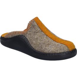 Hausschuh Josef Seibel "Monaco Damen 62, braun-kombi", Damen, Gr. 41, braun (braun, kombi), Obermaterial: 100% Textilmaterial TEXMAT., Schuhe Hausschuh