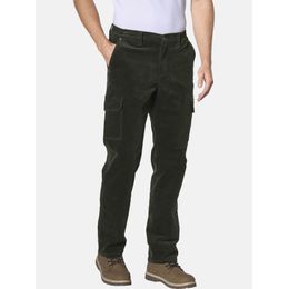Cordhose Jan Vanderstorm "Cargohose SAKSMUT", Herren, Gr. 58, N-Gr, gr&uuml;n (oliv), Obermaterial: 97% Baumwolle CO. 3% Elasthan EL., Hosen Cordhose