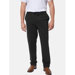 Stoffhose CHARLES COLBY "Hose DUKE BERNARD", Herren, Gr. 58, N-Gr, schwarz, Obermaterial: 79% Polyester COOLMAX PES(Coolmax). 21% Viskose CV., Hosen Stoffhose