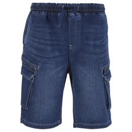 Shorts 883POLICE "883 Police KANTURK DENIM SHORTS", Herren, Gr. L, US-Gr&ouml;&szlig;en, blau (mid wash), 98% Baumwolle, 2% Elasthan, unifarben, normal, Hosen Shorts