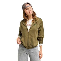 Sweatshirt Roxy "Surfing By Daylight", Damen, Gr. L, gr&uuml;n (winter moss), Obermaterial: 68% Viskose, 29% Polyester, 3% Elasthan., Sweatshirts Sweatshirt