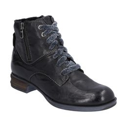 Stiefelette Josef Seibel "Sanja 11, schwarz", Damen, Gr. 36, schwarz, Obermaterial: 100% Rindsleder Leather cow., Schuhe Stiefelette