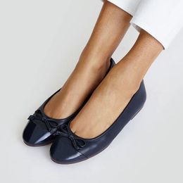 LANDS' END Ballerinas im Couture-Stil, Damen,  Blau, Synthetic-blend, by Lands' End