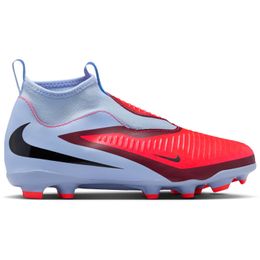 Nike JR PHANTOM 6 HIGH ACAD FG-MG Fu&szlig;ballschuhe Kinder - Gr&ouml;&szlig;e 38 1/2 - blau