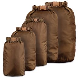 Rolltop Stuffsack 210D 10 Liter braun