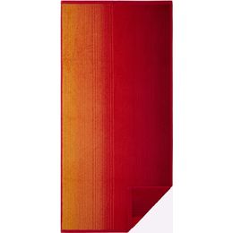 Handtuch Dyckhoff Gr. 1, rot, B:50cm L:100cm, 100% Baumwolle, Handt&uuml;cher