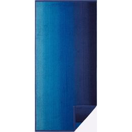 Handtuch Dyckhoff Gr. 2, royalblau, B:70cm L:140cm, 100% Baumwolle, Handt&uuml;cher