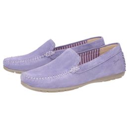 Slipper Sioux "Carmona-706", Damen, Gr. 39 (UK 5 1/2), lila, Obermaterial: 100% Kalbsveloursleder CAVL. 100% Gummi rubber., Schuhe Slipper