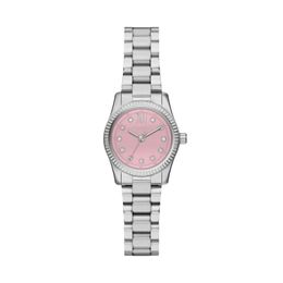 Quarzuhr Michael Kors "LEXINGTON", rosa (edelstahlfarben, rosa), Armbanduhren, Damen, Quarzuhr, Armbanduhr, Damenuhr, Edelstahlarmband, analog, Glassteine