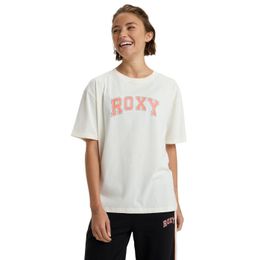 Funktionsshirt Roxy "Essential Energy Timeless", Damen, Gr. XS, wei&szlig; (whisper wei&szlig;), Obermaterial: 100% Baumwolle., Shirts Funktionsshirt