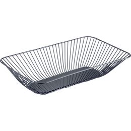 Aufbewahrungssch&uuml;ssel Westmark "Drahtkorb &raquo;Angulo&laquo;", schwarz, B:21cm H:35cm L:8cm, Stahl, Lebensmittelaufbewahrungsbeh&auml;lter, lebensmittelecht, 5 Jahre Garantie