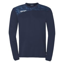 Trainingsshirt Kempa "Sweatshirt Athletics 29 Kids", M&auml;dchen, Gr. 152, blau (marine), Obermaterial: 100% Polyester Pol. recyc.., Shirts