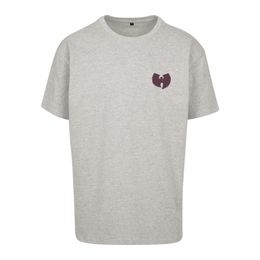 Kurzarmshirt MisterTee "MisterTee Herren Wu Wear Dragon Tee", Jungen, Gr. M, grau (erdgrau), 100% Baumwolle, unifarben, normal, Rundhals, Shirts