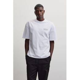 Rundhalsshirt Pegador "VIBORG OVERSIZED TEE", Jungen, Gr. M, wei&szlig;, Single Jersey, Obermaterial: 100% Baumwolle, bedruckt, oversize normal, Rundhals, gerader Abschluss, Shirts Rundhalsshirt