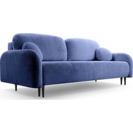 SCHLAFSOFA Betty mit Bettkasten, Dunkelblau 230/95/102 cm