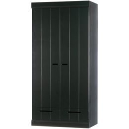 Dreht&uuml;renschrank Connect Schwarz
