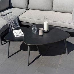 Gartenbeistelltisch July Dunkelgrau ca. 80x42x77,5cm